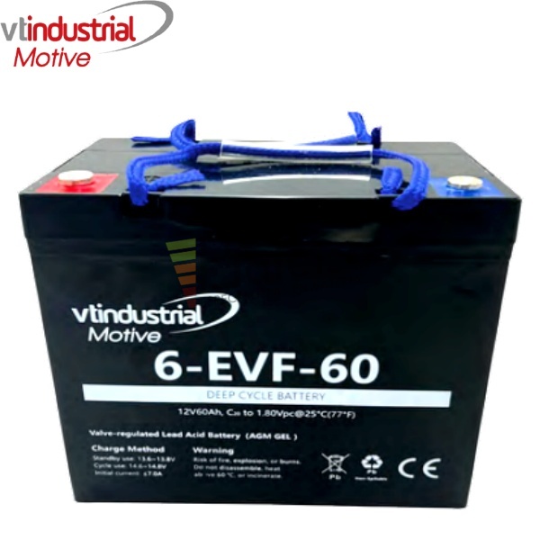 Batería 12 Voltios 60 Amperios Ciclo Profundo 6evf60 - Batelsa ...